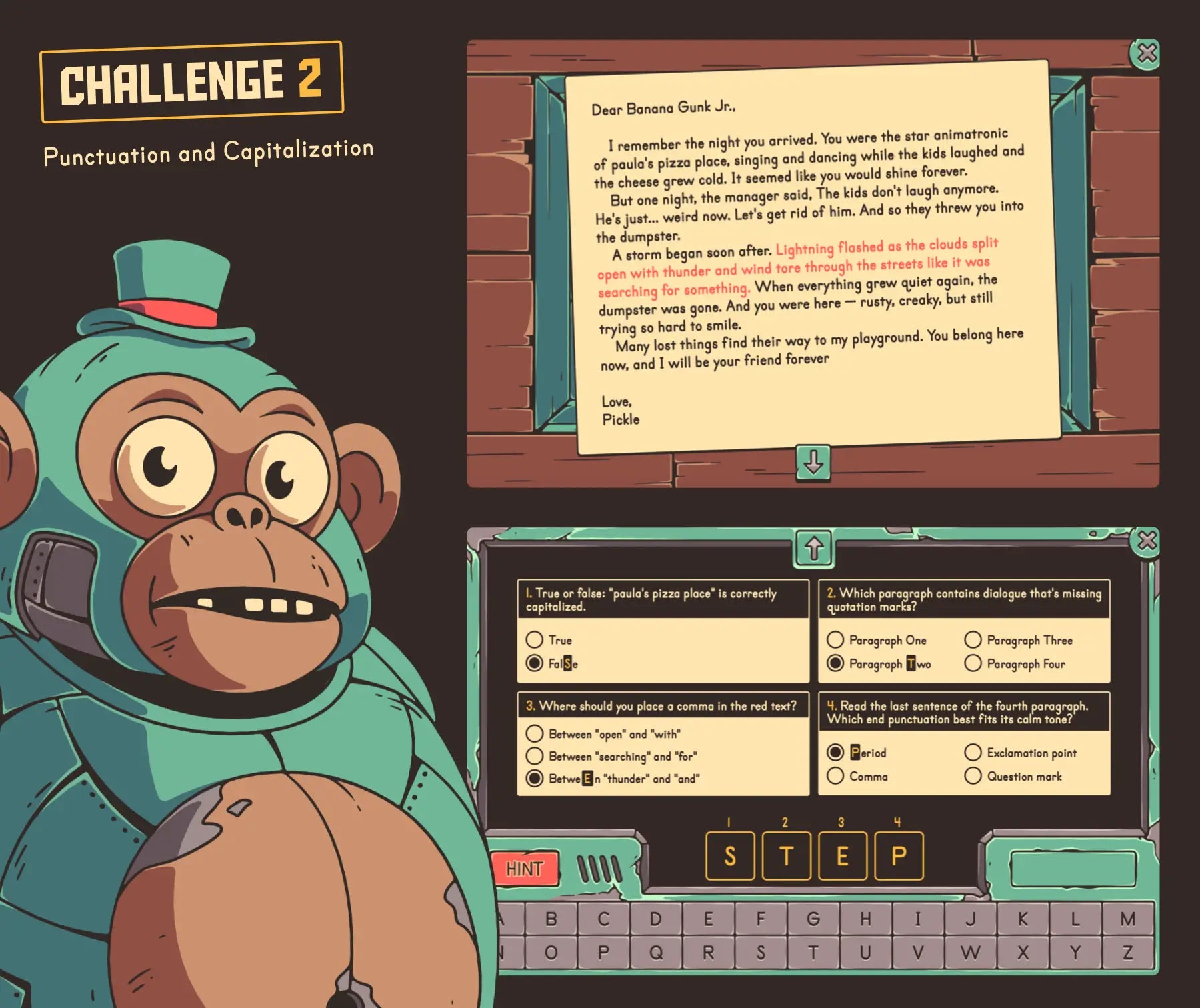 Digital Grammar Escape Room for 4th & 5th Grade – Puzzle Punks