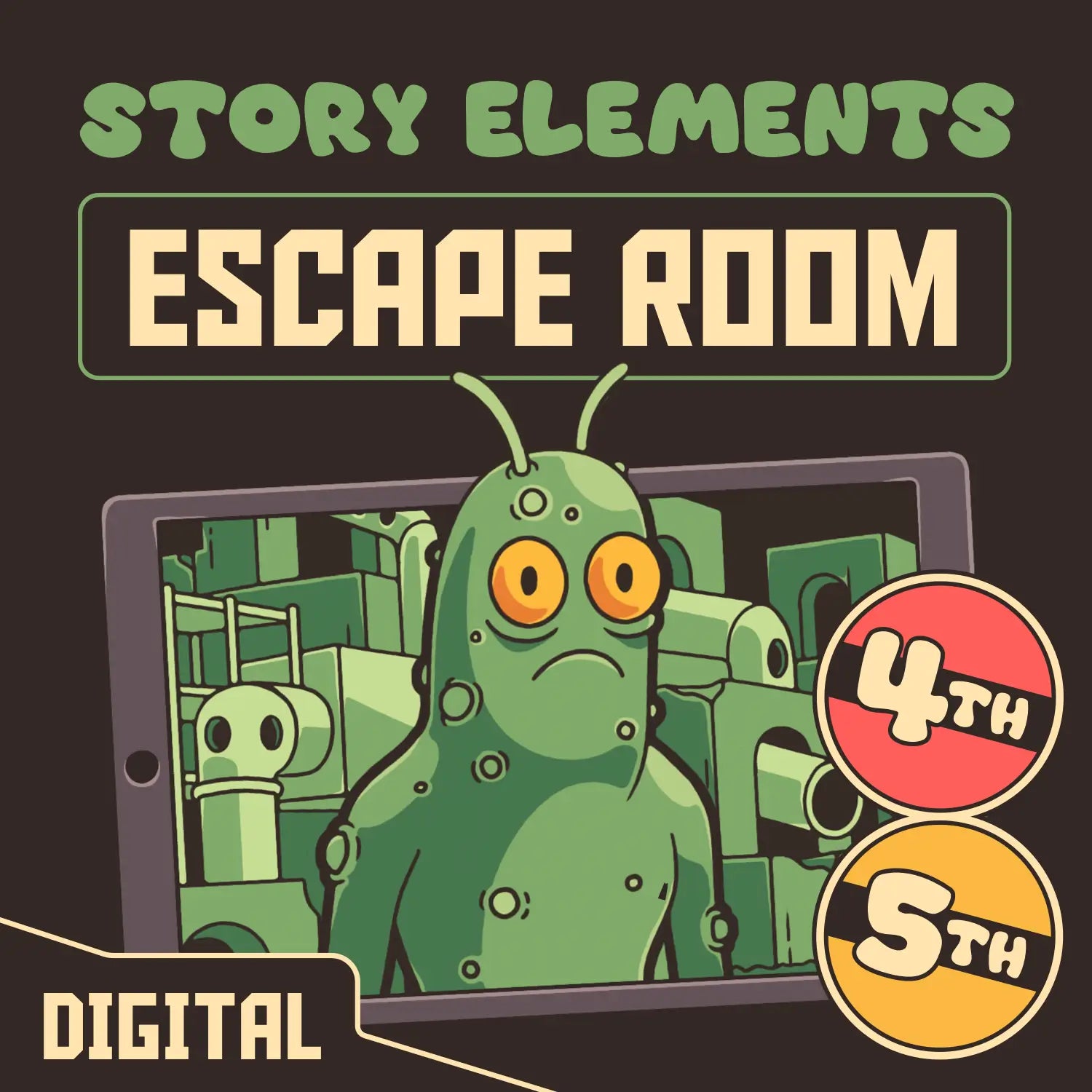 Digital Story Elements Escape Room for 4th & 5th Grade – Puzzle Punks
